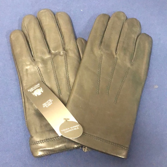 Fownes Brothers | Accessories | Fownes Brothers Mens Black Leather ...